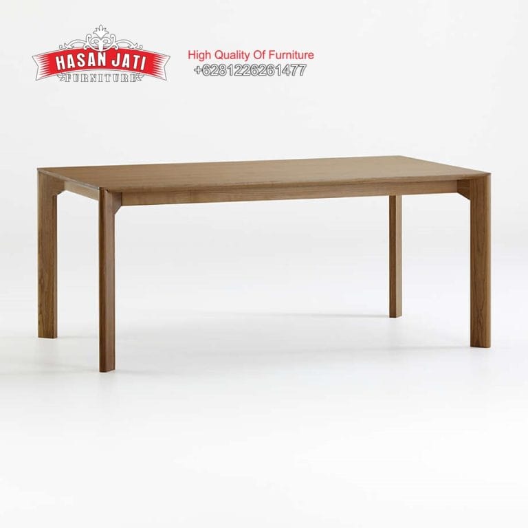 Meja Makan Minimalis Bundar | Hasan Jati Furniture